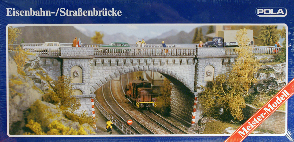 www.modellbahn-exklusiv.de - Eisenbahnbrücke Straßenbrücke POLA 621 ...