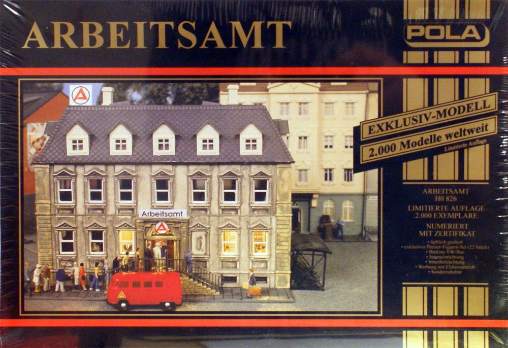 www.modellbahn-exklusiv.de - Arbeitsamt Exklusivmodell POLA 826 ...